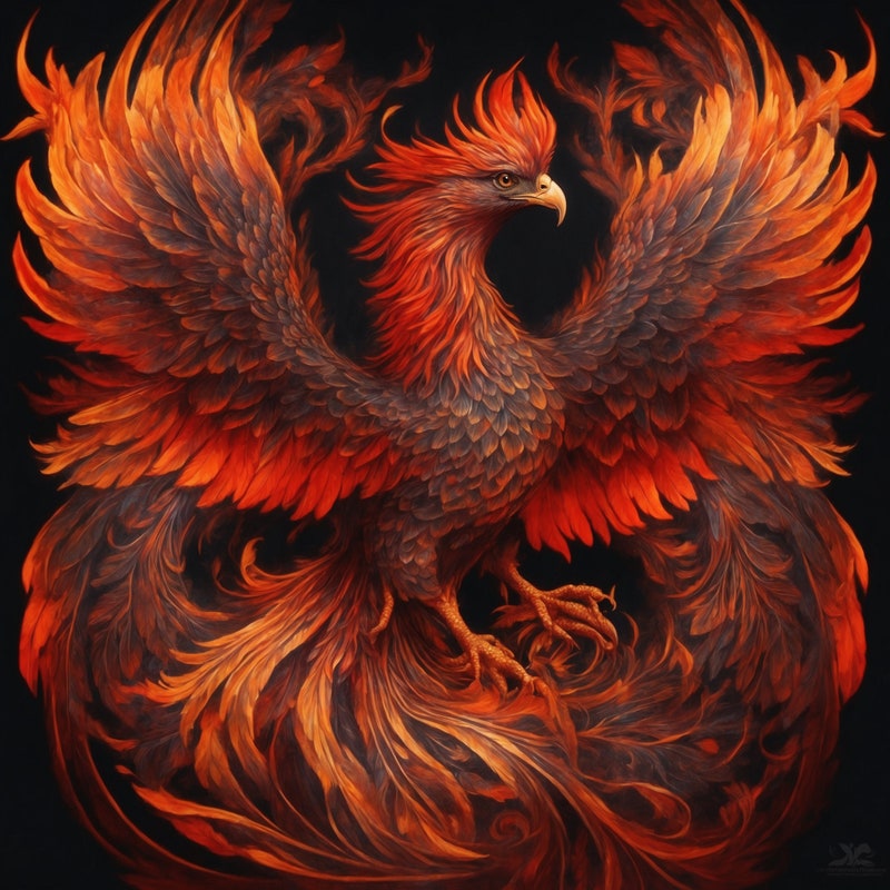 Phoenix Rising Art - Etsy