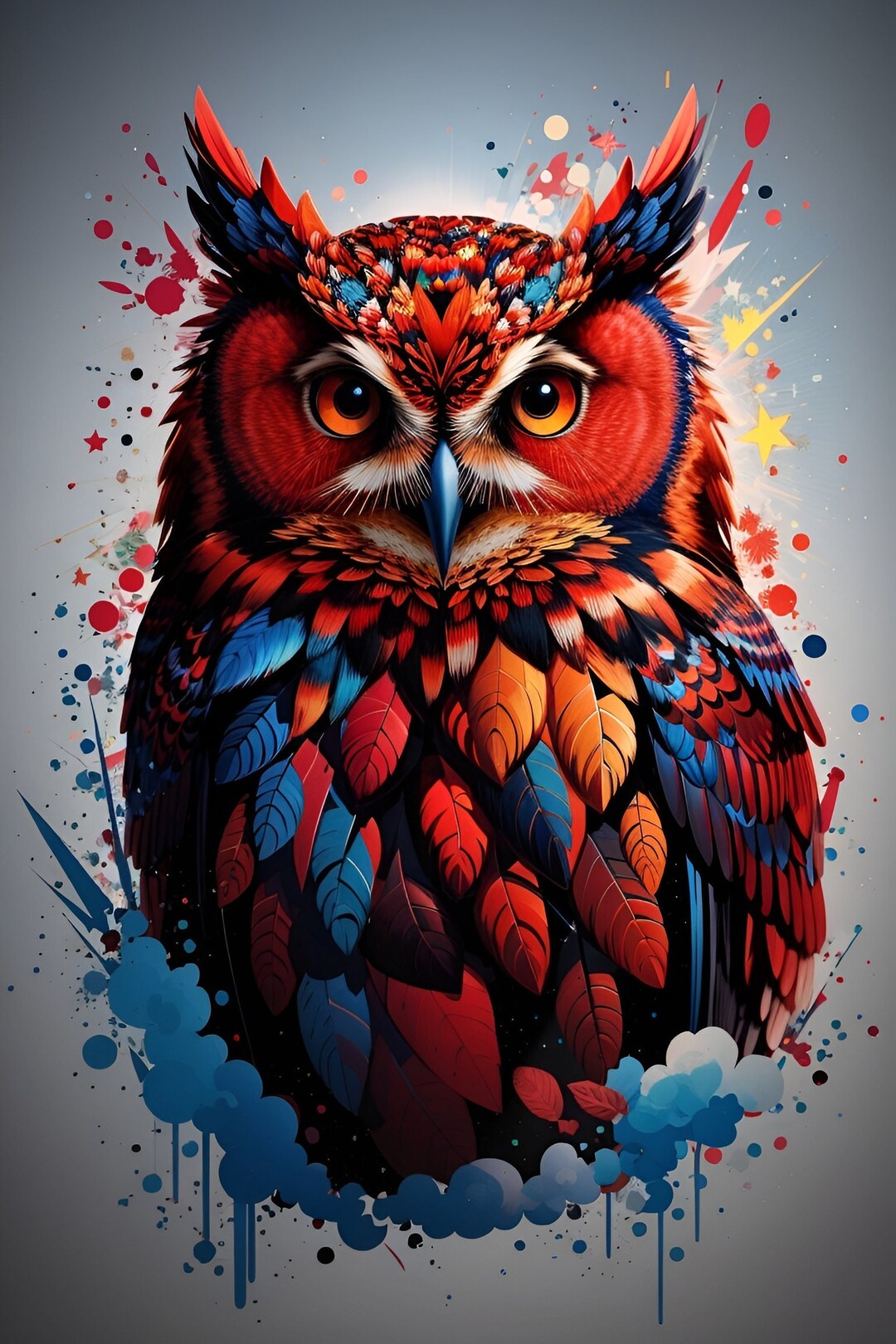 Red Owl PNG - High-resolution Digital Download for Creative Projects ...