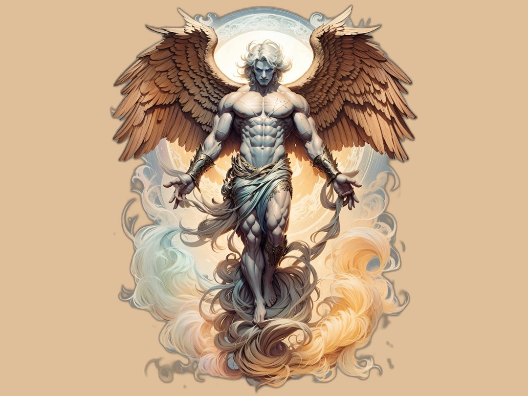 Archangel Michael PNG T-shirt Graphic, Transparent Background, High ...