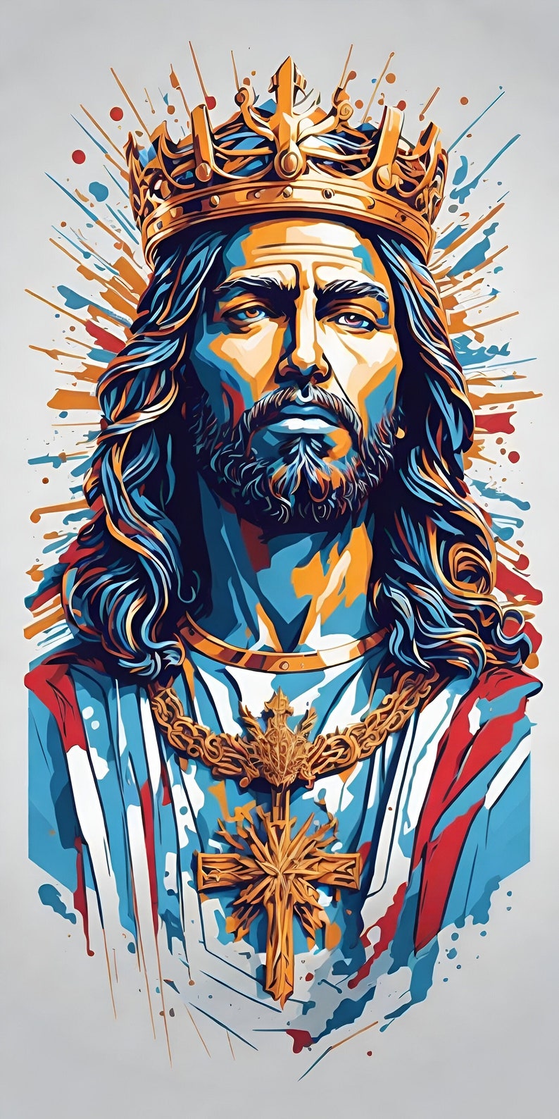 Transcendence Through Art: Ai Generated Jesus Illustration ...
