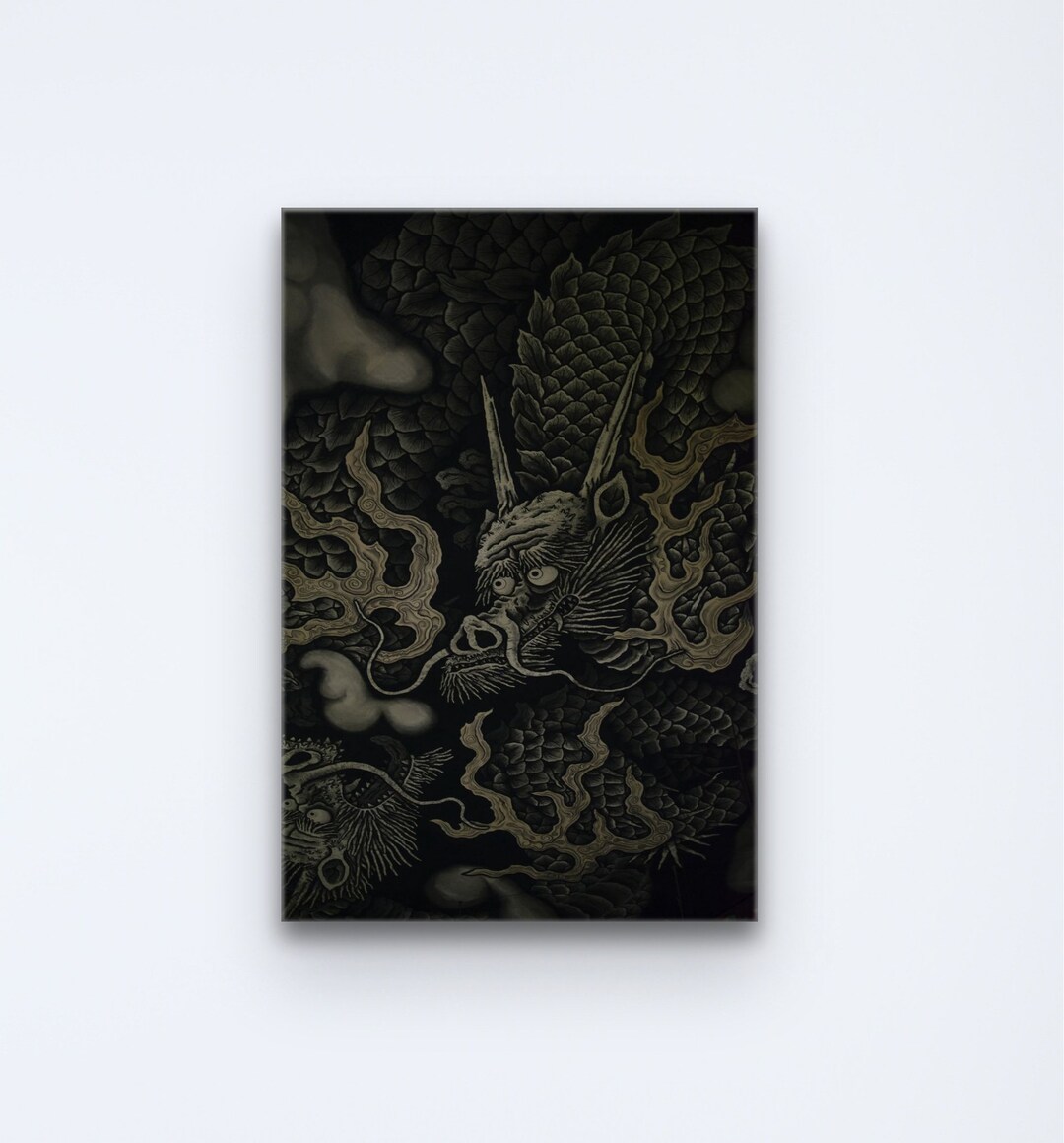 Japanese Dragon, Printable Art, Vintage Art - Etsy