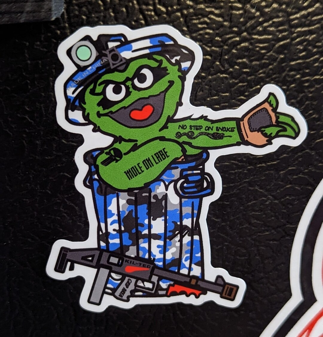 Sticker- Poor Tactical Oscar - Etsy