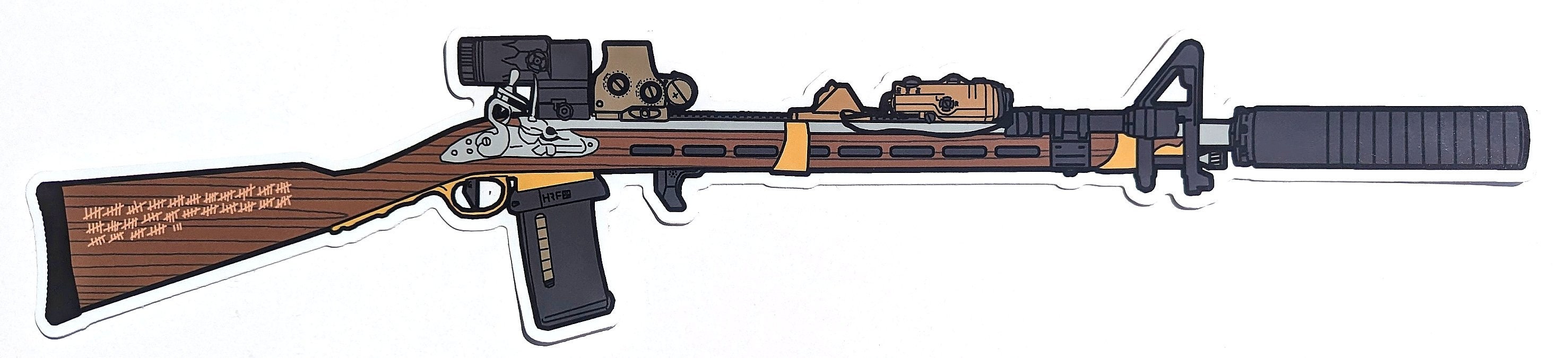 HUGE! 16" Modernized Musket Fighting Rifle - Etsy