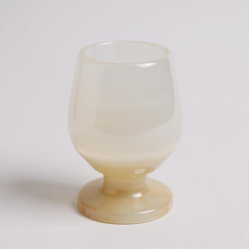 Onyx Shot Glasses,goblets – Set of 6 Handmade Natural Stone Glasses (2 ...