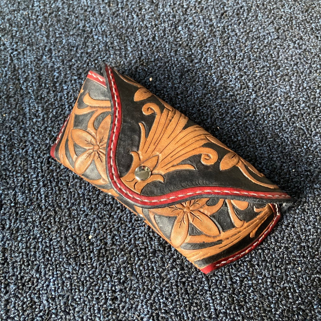 Custom Tooled Leather Glasses Case - Etsy