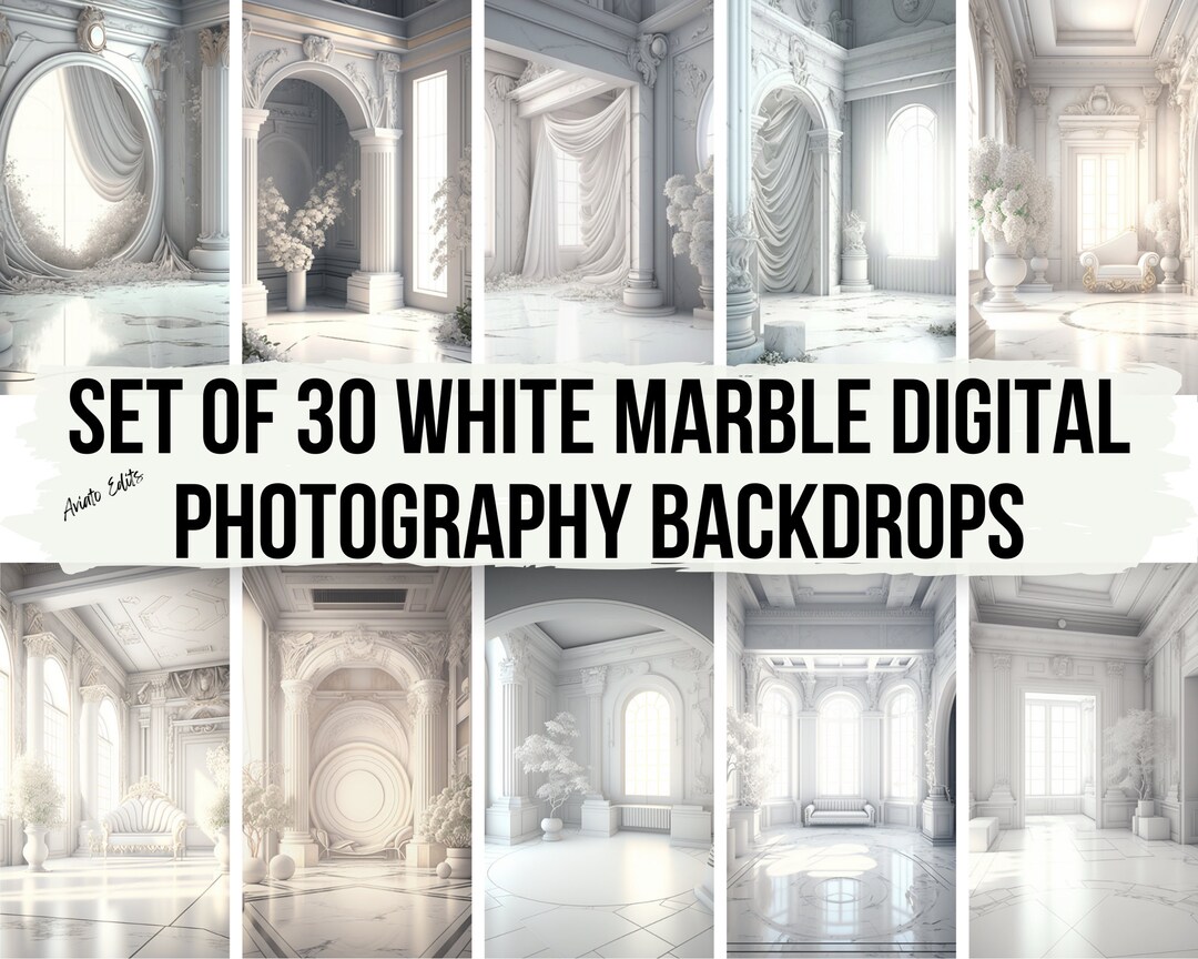 30x Breathtaking Digital Backdrops: White Room Backgrounds, Maternity ...