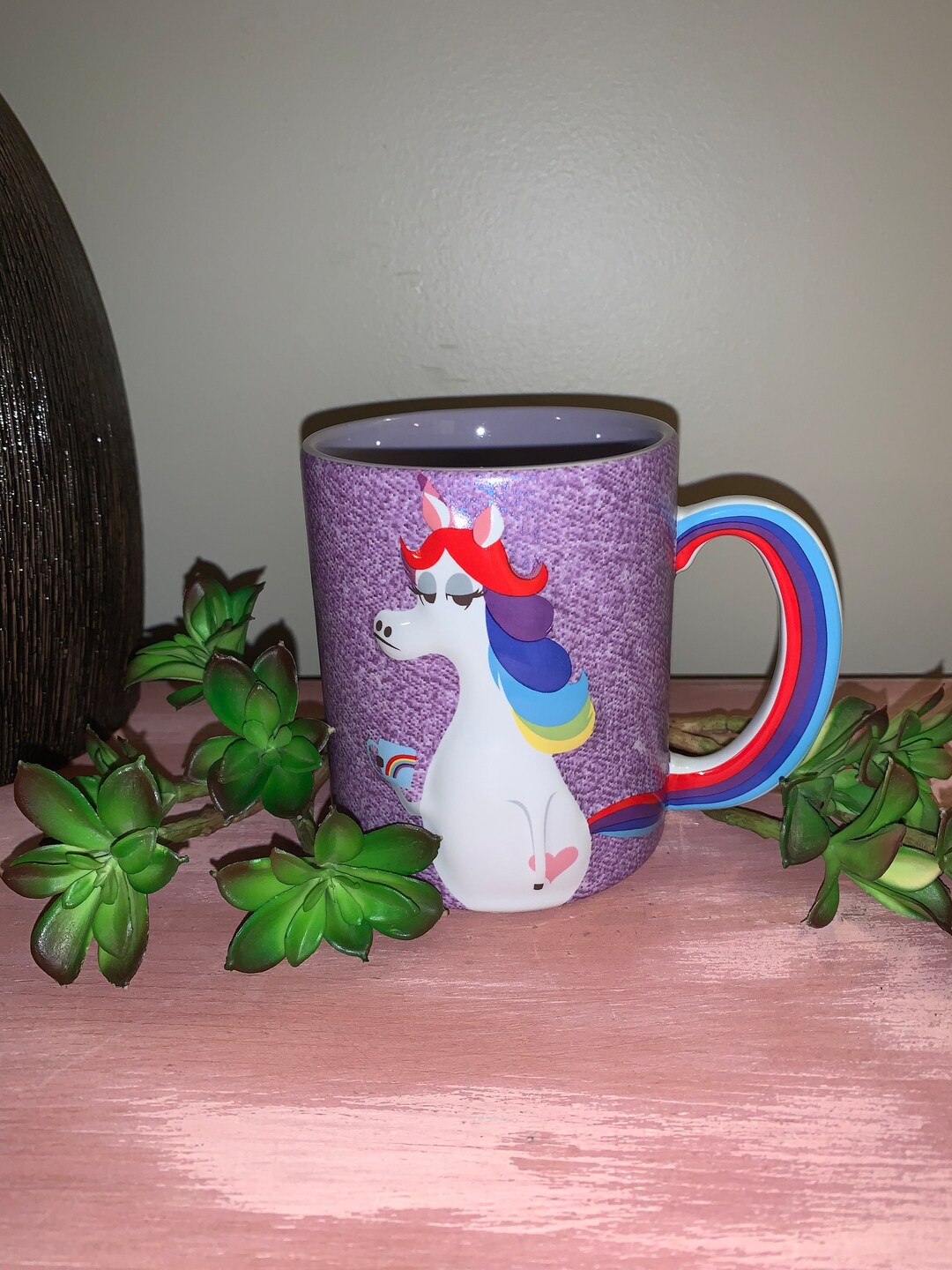 Disney Inside Out Mug. Famous Rainbow Unicorn. Disney Parks - Etsy