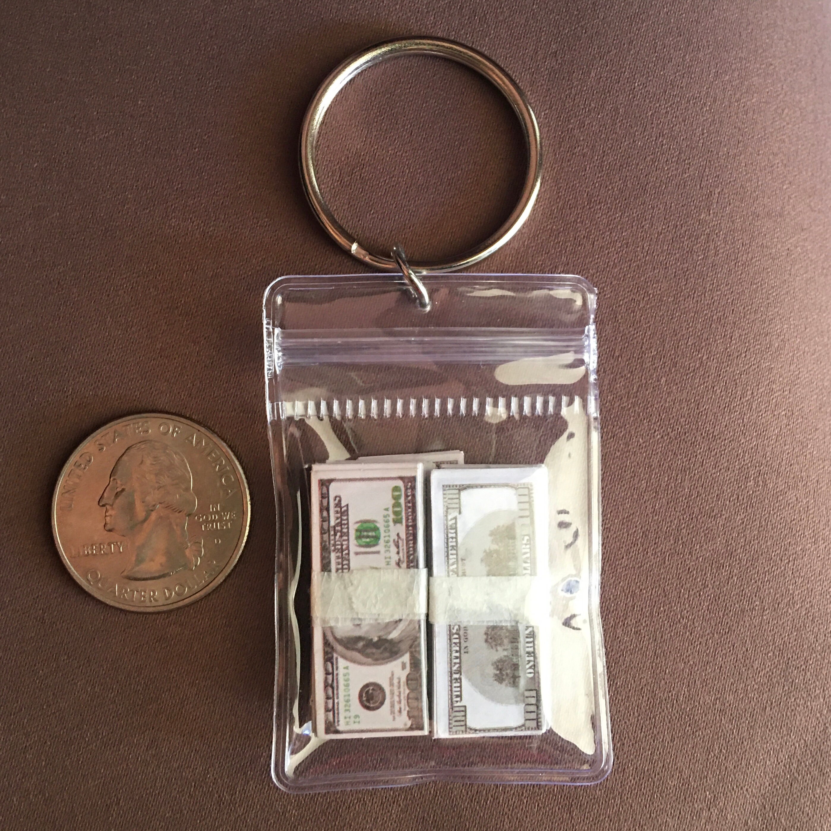 Fun Cute Miniature Money Keychain - Etsy