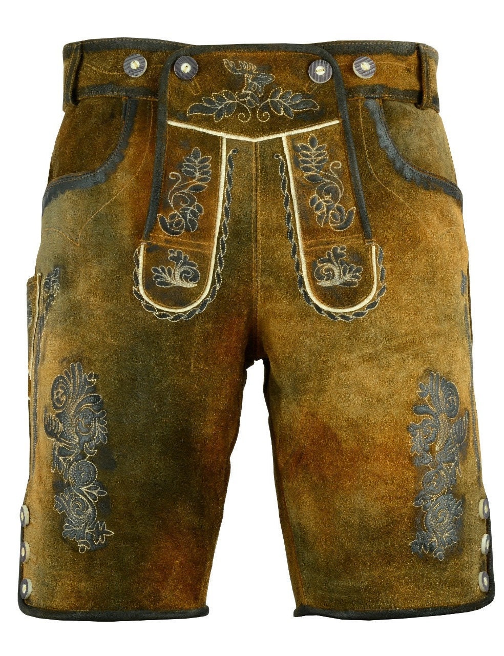German Traditional Shorts Lederhosen Shorts Bavarian Oktoberfest 2025 ...