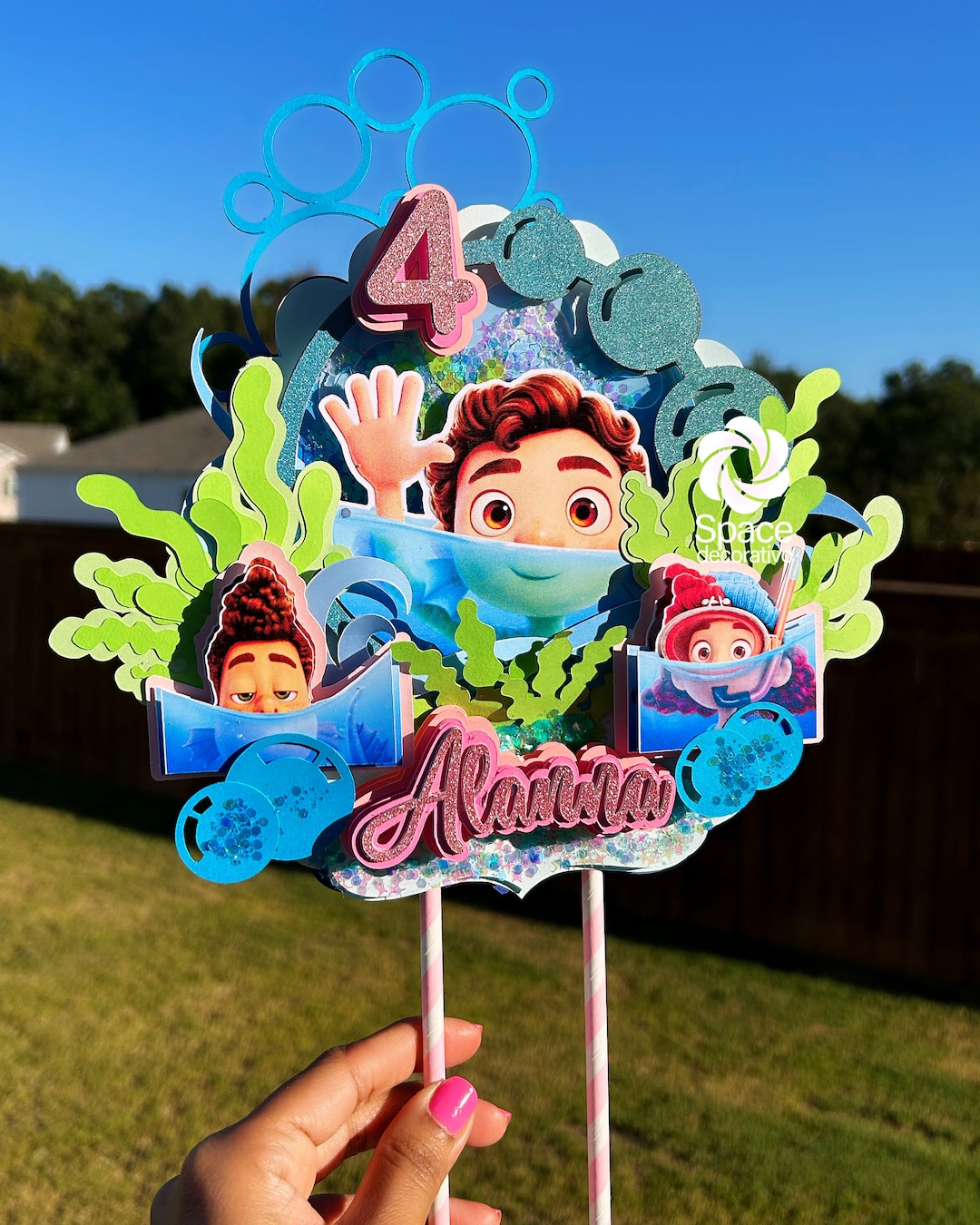 Caketopper Luca Pixar / Caletopper / Cake Topper Disney / Topper ...