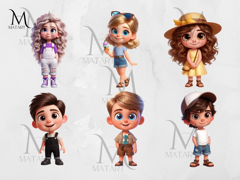 Cartoon Boy and Girl, Season Clothes, Pixar Kids, Cartoon Clipart ...