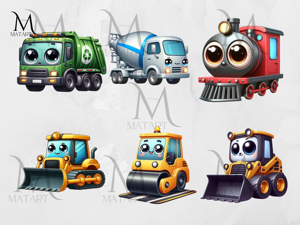Car Clipart Vehicle PNG Transport Clipart Construction Car Clipart Cute ...