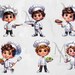 Boy Chef Clipart, Cook Clipart, Cute Boy in Kitchen, Cartoon Kids Png ...