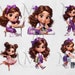 Every Day Routines, Kids Routine, Girl Clipart, Digital Clipart, Cute ...