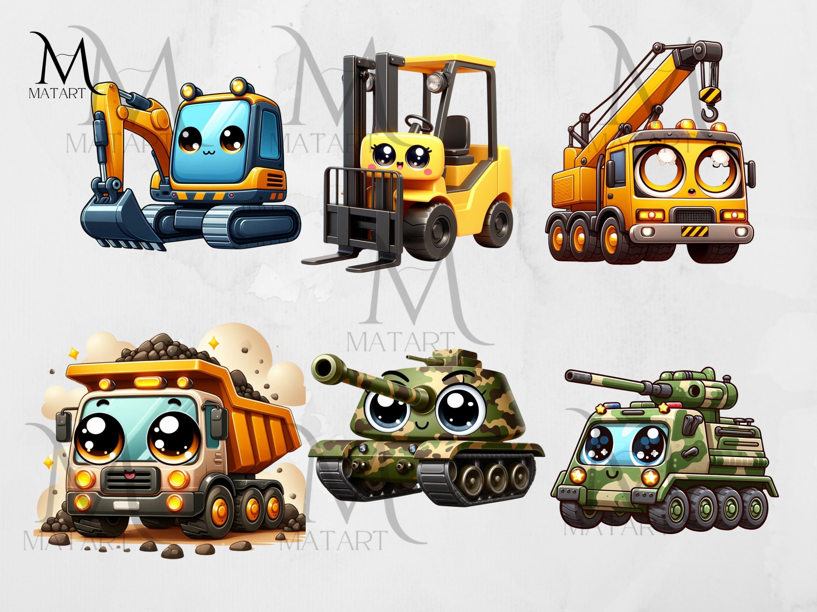 Car Clipart Vehicle PNG Transport Clipart Construction Car Clipart Cute ...