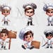 Boy Chef Clipart, Cook Clipart, Cute Boy in Kitchen, Cartoon Kids Png ...