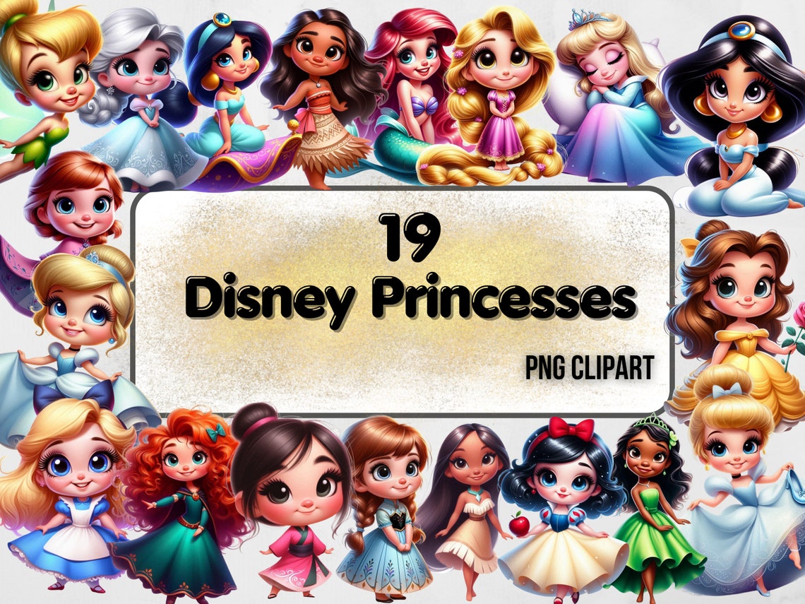Cute Little Princess Clipart, Baby Princesses, Princess Clipart,png ...