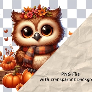 Cute Fall Animals Clipart Digital Download, Autumn Animals Bundle ...