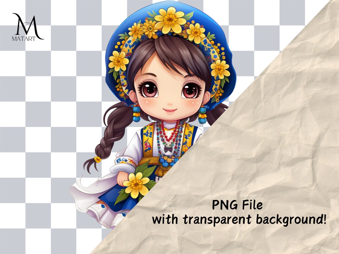 Traditional Clothes Chibi Doll, Cute Doll, Chibi PNG, Chibi Digital Art ...