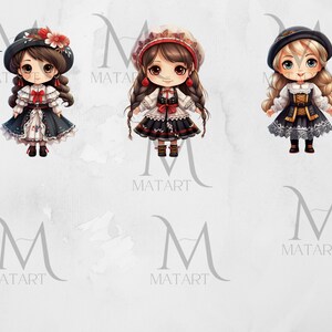 Traditional Clothes Chibi Doll, Cute Doll, Chibi PNG, Chibi Digital Art ...