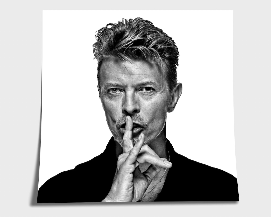David Bowie Shush Shh Hush Print Poster - Etsy