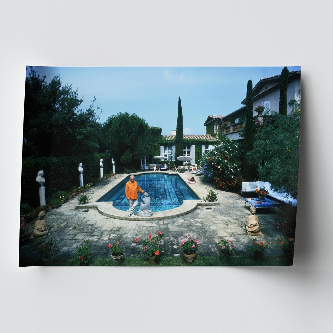 Slim Aarons Architect at Home Print Poster - Etsy