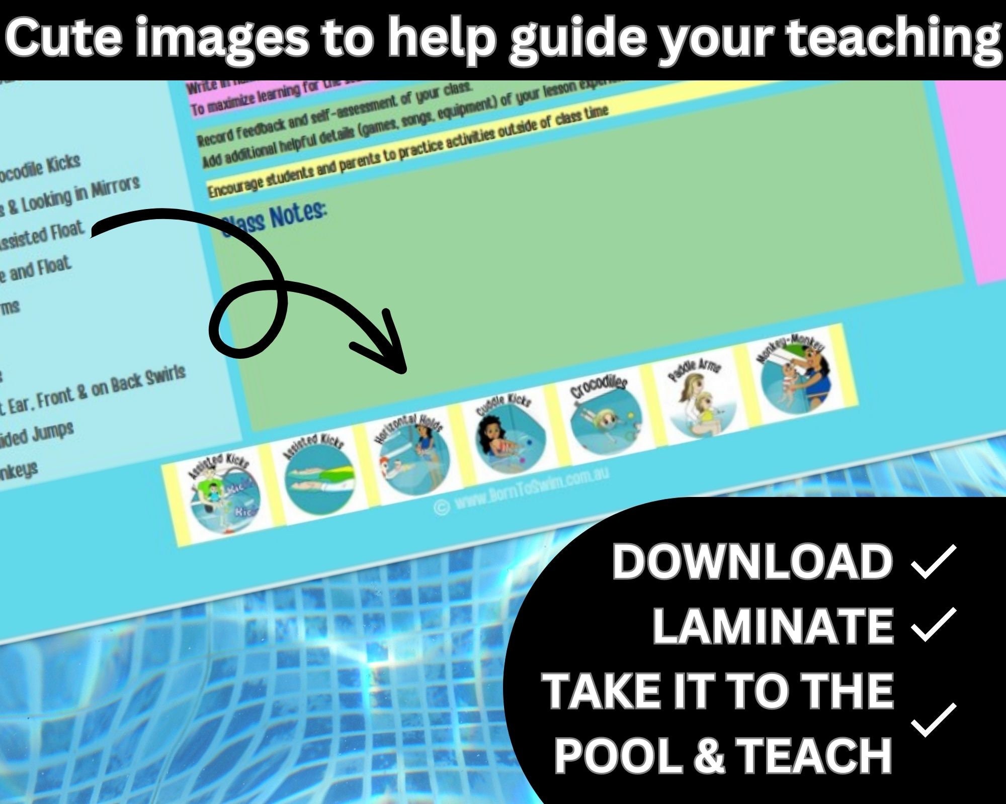 TODDLER Bundle 18mths 36mths Learn to Swim Lesson Plans Tots Water ...