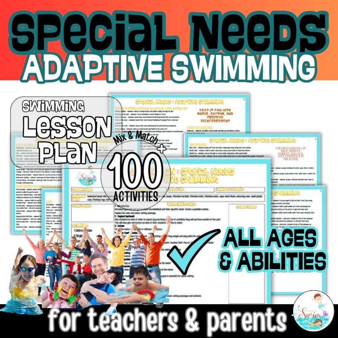 ADAPTIVE SWIMMING Lesson Plan for Special Needs Learn to Swim Lesson ...