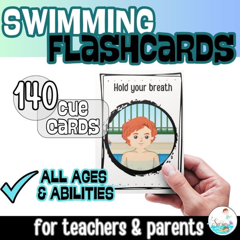 Swimming Visual Cues Flashcards: Special Needs Adaptive Swim Resources ...