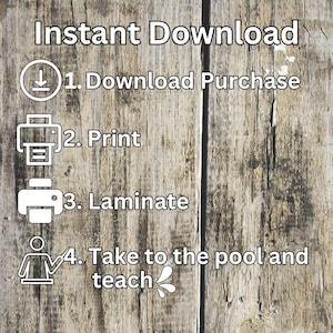 FLASHCARDS & ADAPTIVE SWIMMING Lesson Plan +100 Activities for ...