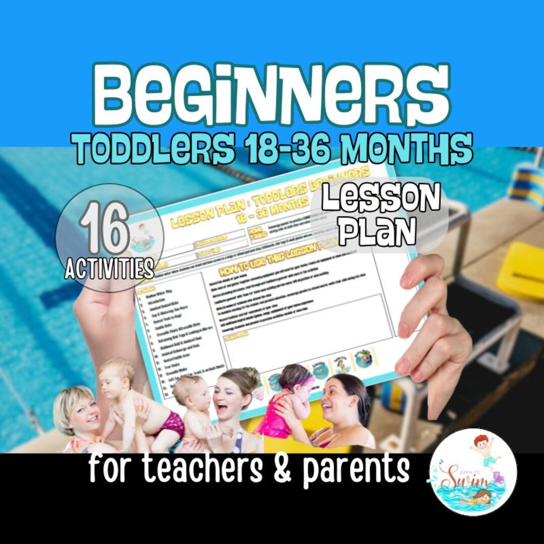 BEGINNER TODDLER Learn-to-swim Lesson Plan Aquatots Playgroup Water ...