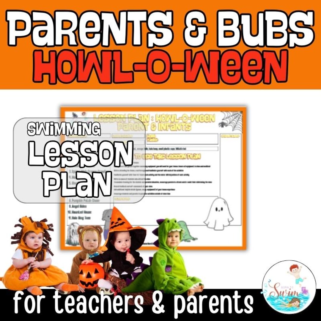 Halloween Themed BABIES SWIMMING Lesson Plan Bubs Learn to Swim Class ...