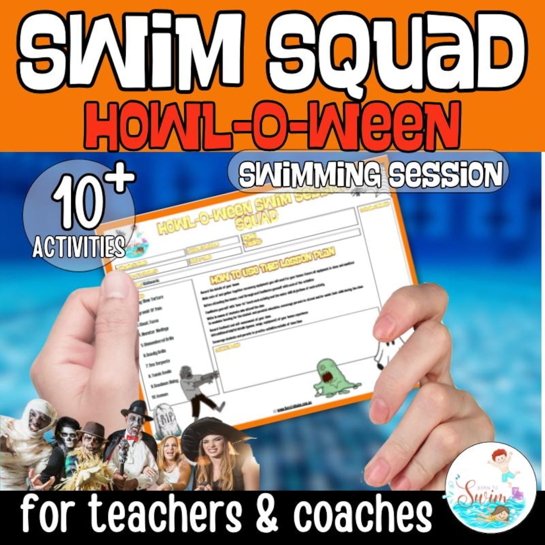 Halloween Themed SQUAD TRAINING SESSION Swim Sets for Coaches Swimming ...