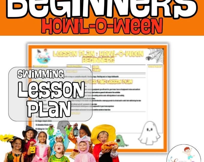 Instant Download Swim Lesson Plan for Pre-schoolers, Swimming Lessons ...