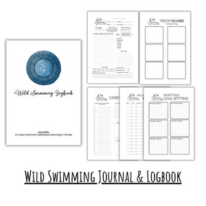 Wild Swimming Journal and Logbook for Open Water Swimmers Swims Tracker ...