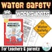 8-12yo Water Safety Worksheets for Kids Crossword Color in Sheets ...