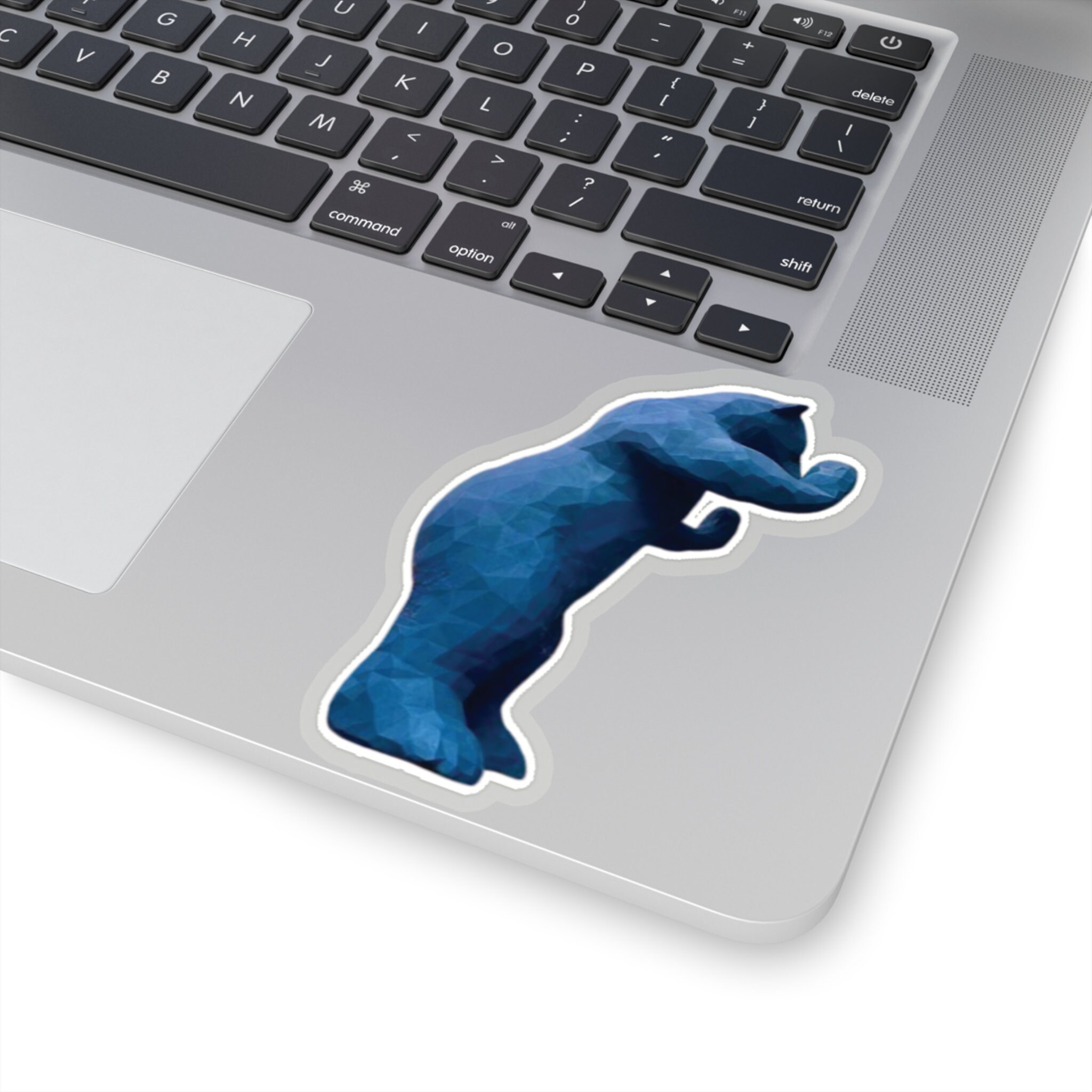 Big Blue Bear Sticker - Etsy