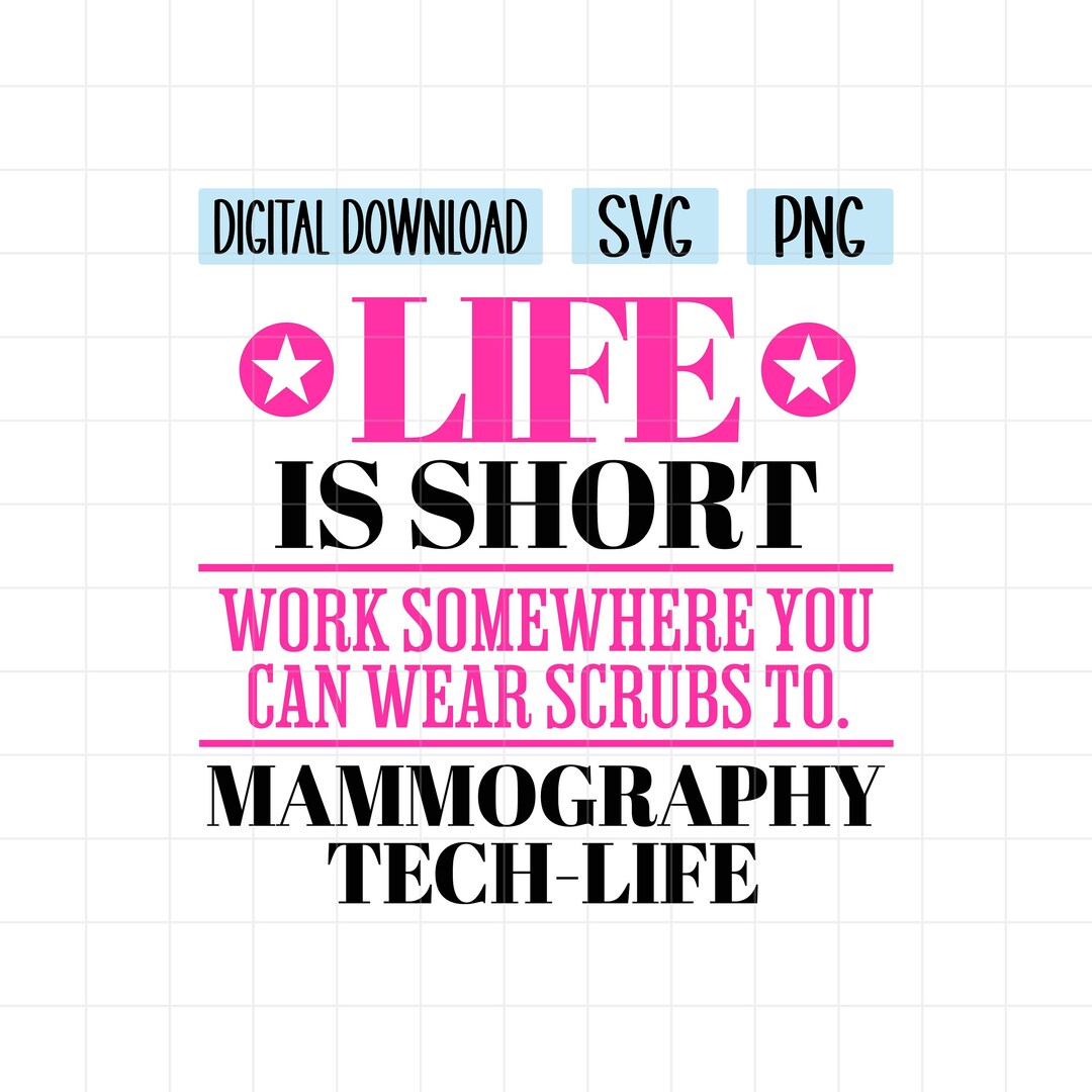 Mammography Tech Svg Png, Mammo Tech Svg Png, Mammography Technologist ...