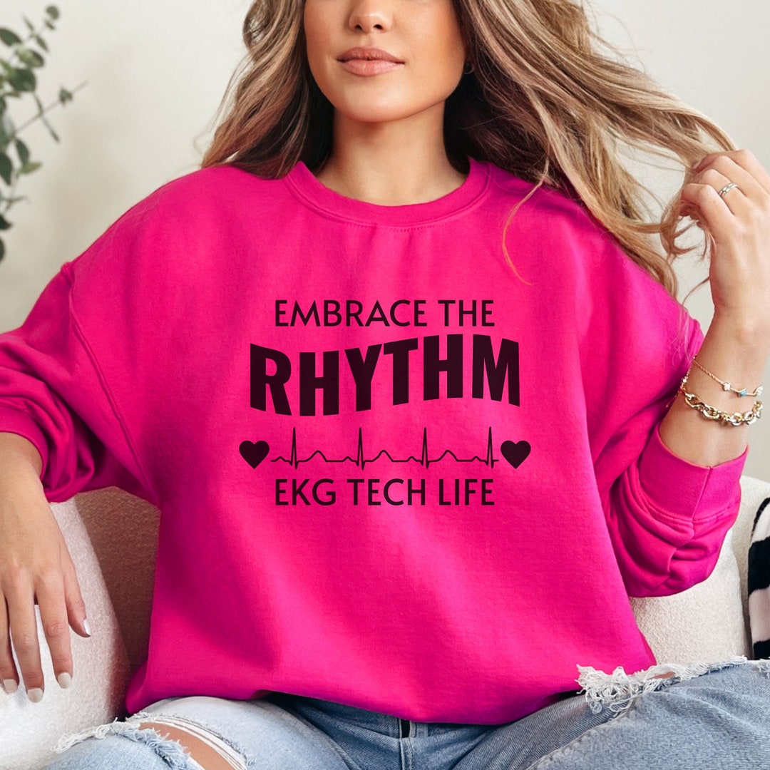 Women's Ekg Tech Sweatshirt Ekg Sweat Shirt for Ekg Technician Ekg Tech ...