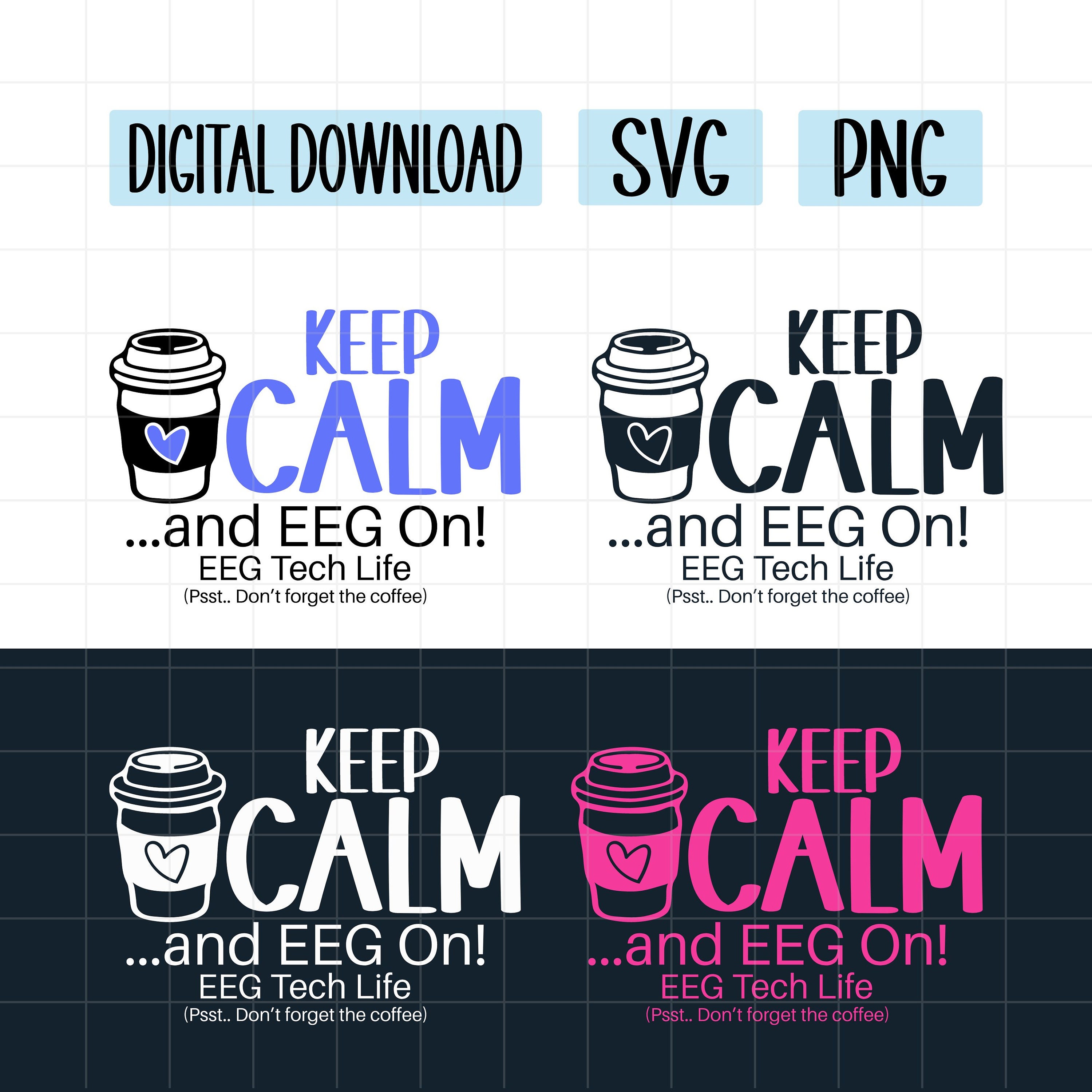 EEG Tech Svg Png EEG Svg Png Digital Download EEG Cutting Machine File ...
