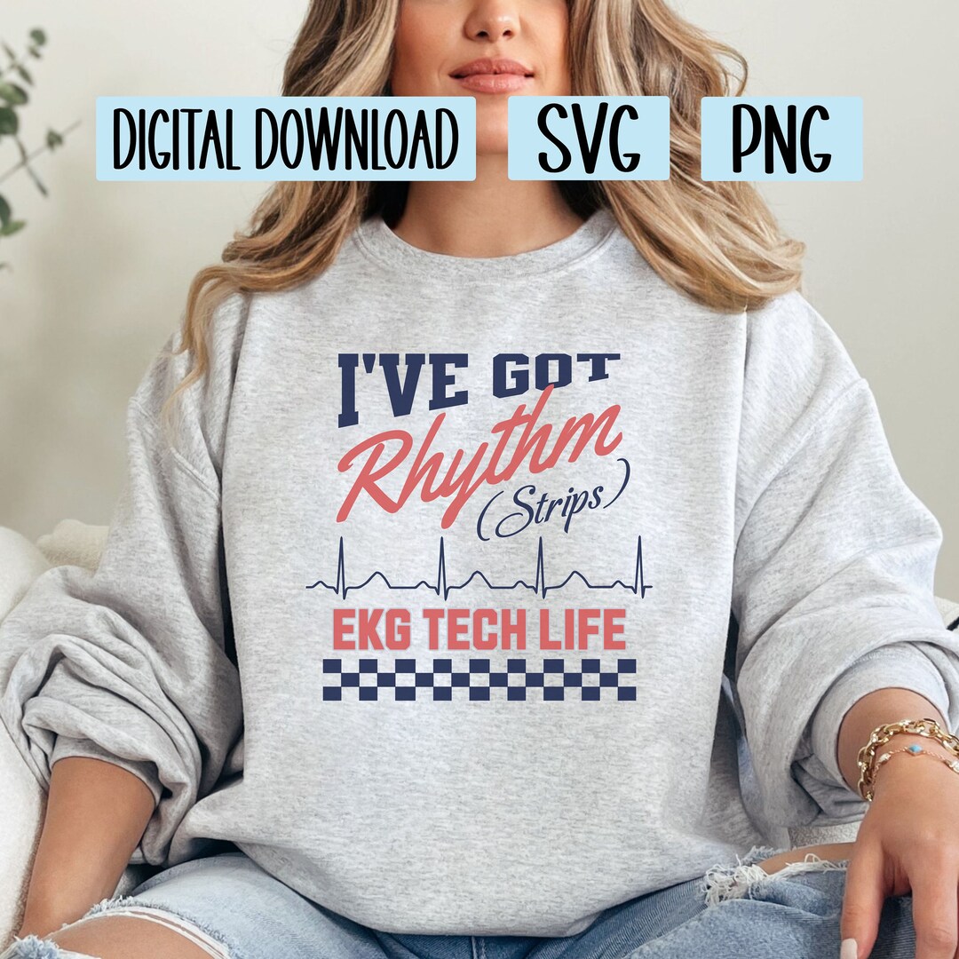 Ekg Tech Svg Png for Ekg Technician, Ekg Telemetry Tech Svg Png, Ekg ...
