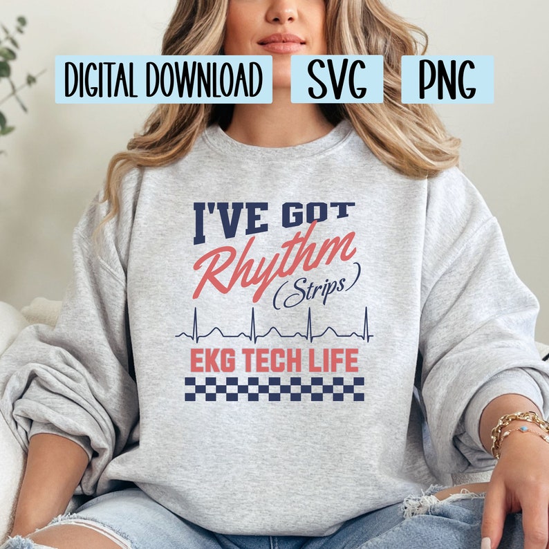 Ekg Tech Svg Png for Ekg Technician, Ekg Telemetry Tech Svg Png, Ekg ...