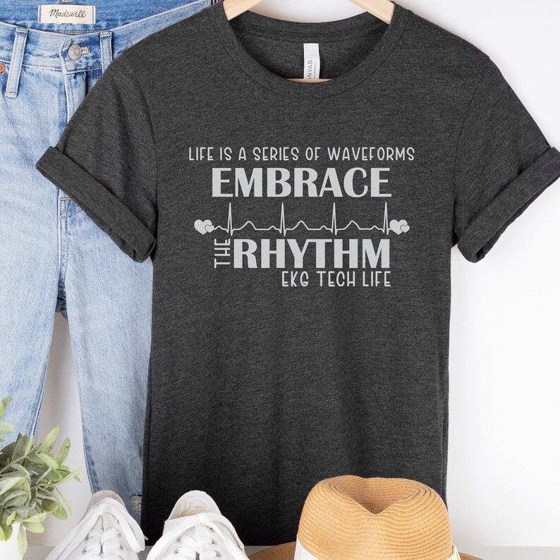 Cardiovascular Tech Gift, EKG Tech Gift, Telemetry Tech Shirt, EKG Tech ...