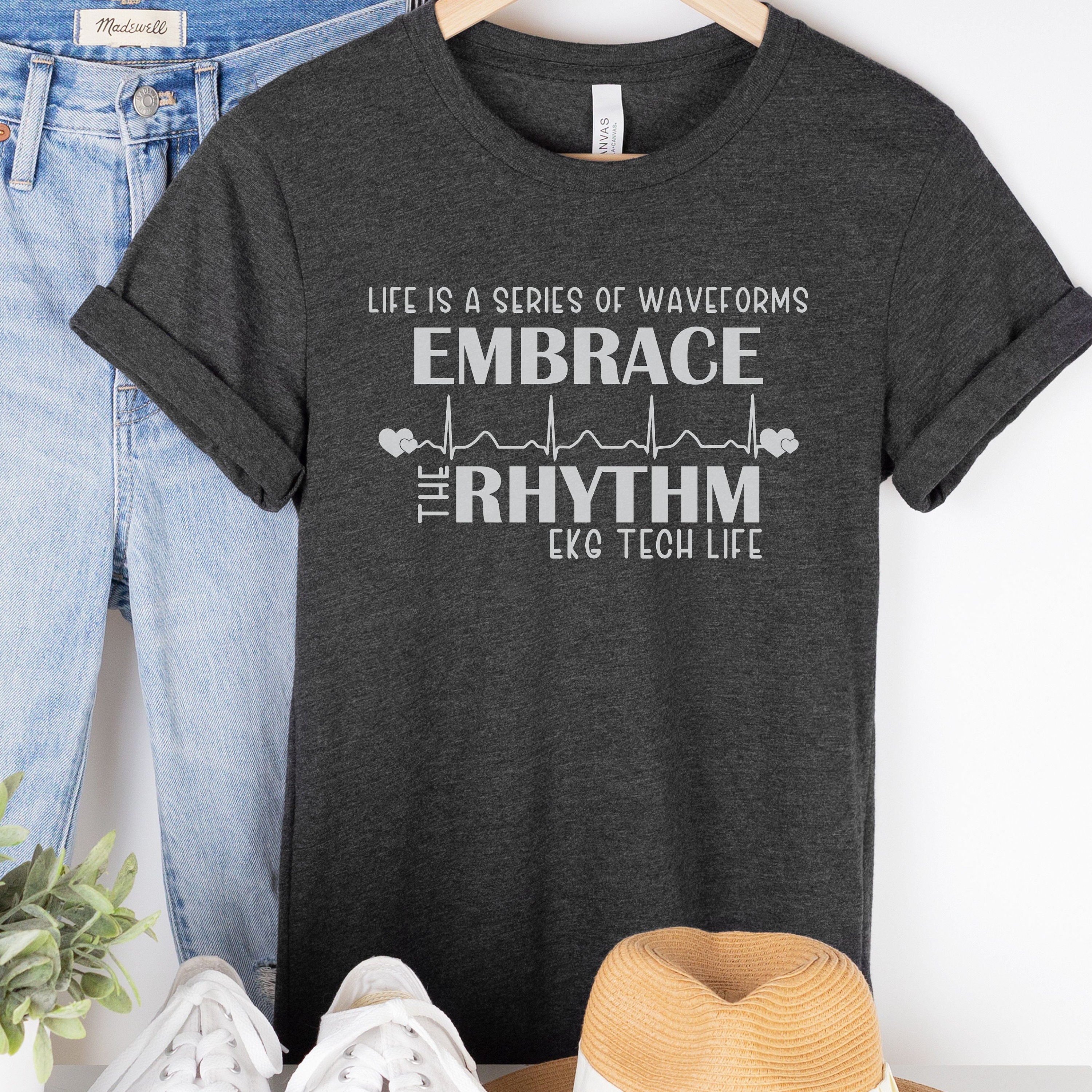 Cardiovascular Tech Gift, EKG Tech Gift, Telemetry Tech Shirt, EKG Tech ...