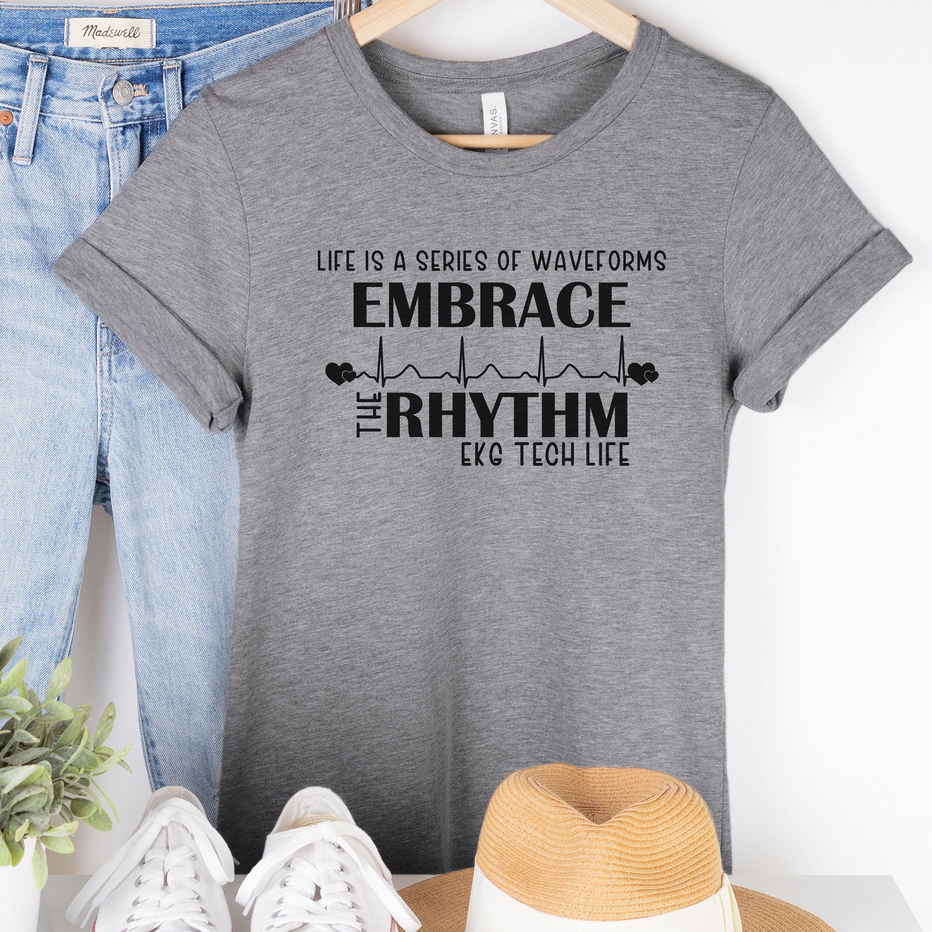 Cardiovascular Tech Gift EKG Tech Gift Telemetry Tech Shirt EKG Tech ...