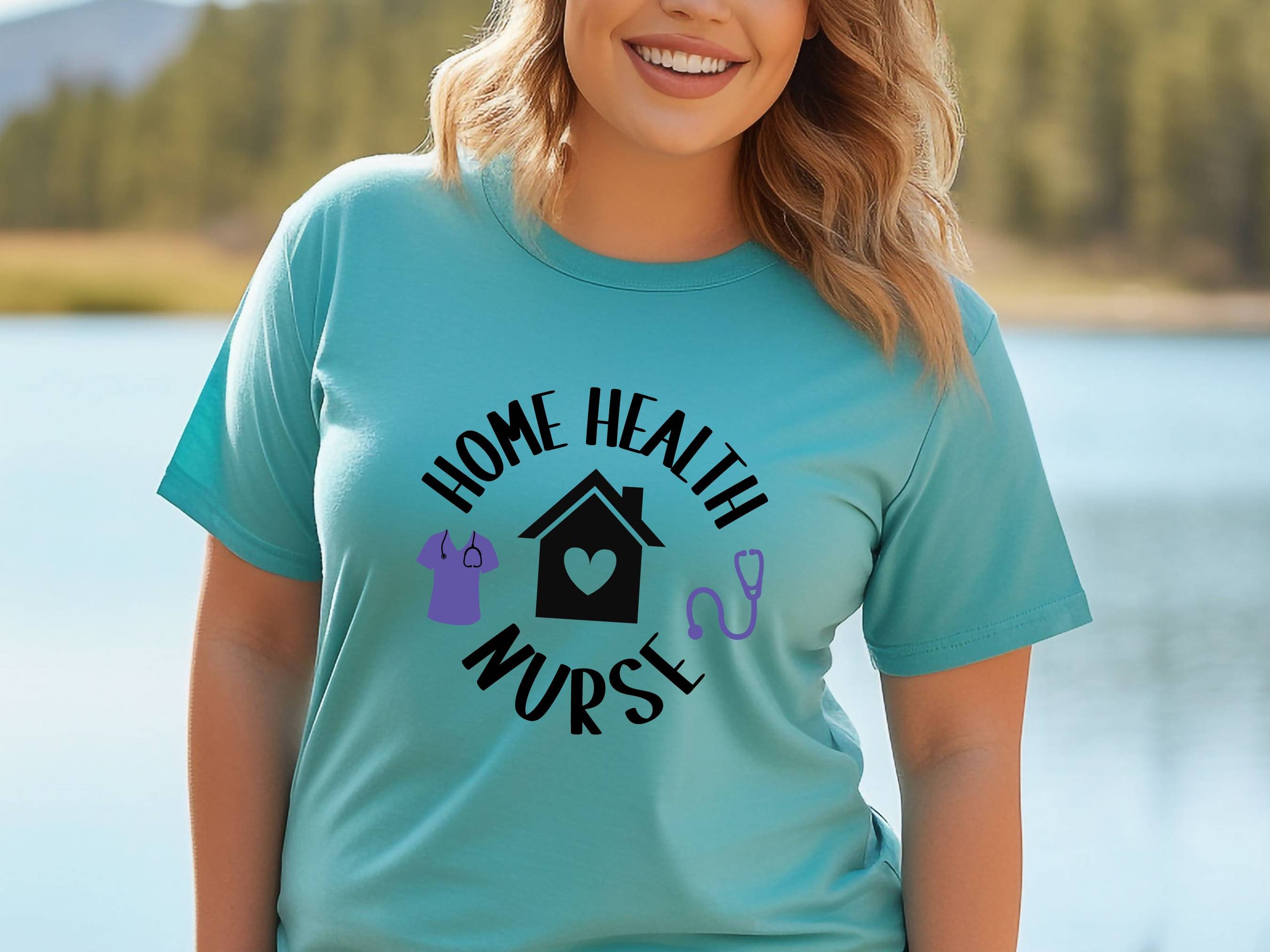 Home Health Nurse Shirt Design SVG PNG Home Health RN Home - Etsy