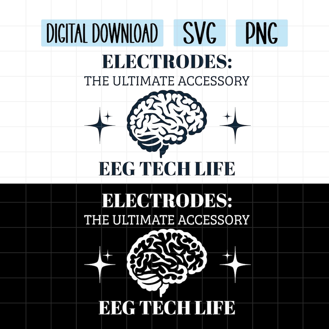 EEG Tech Svg Png, EEG Svg Png, Shirt Design Svg Cutting Machine Files ...