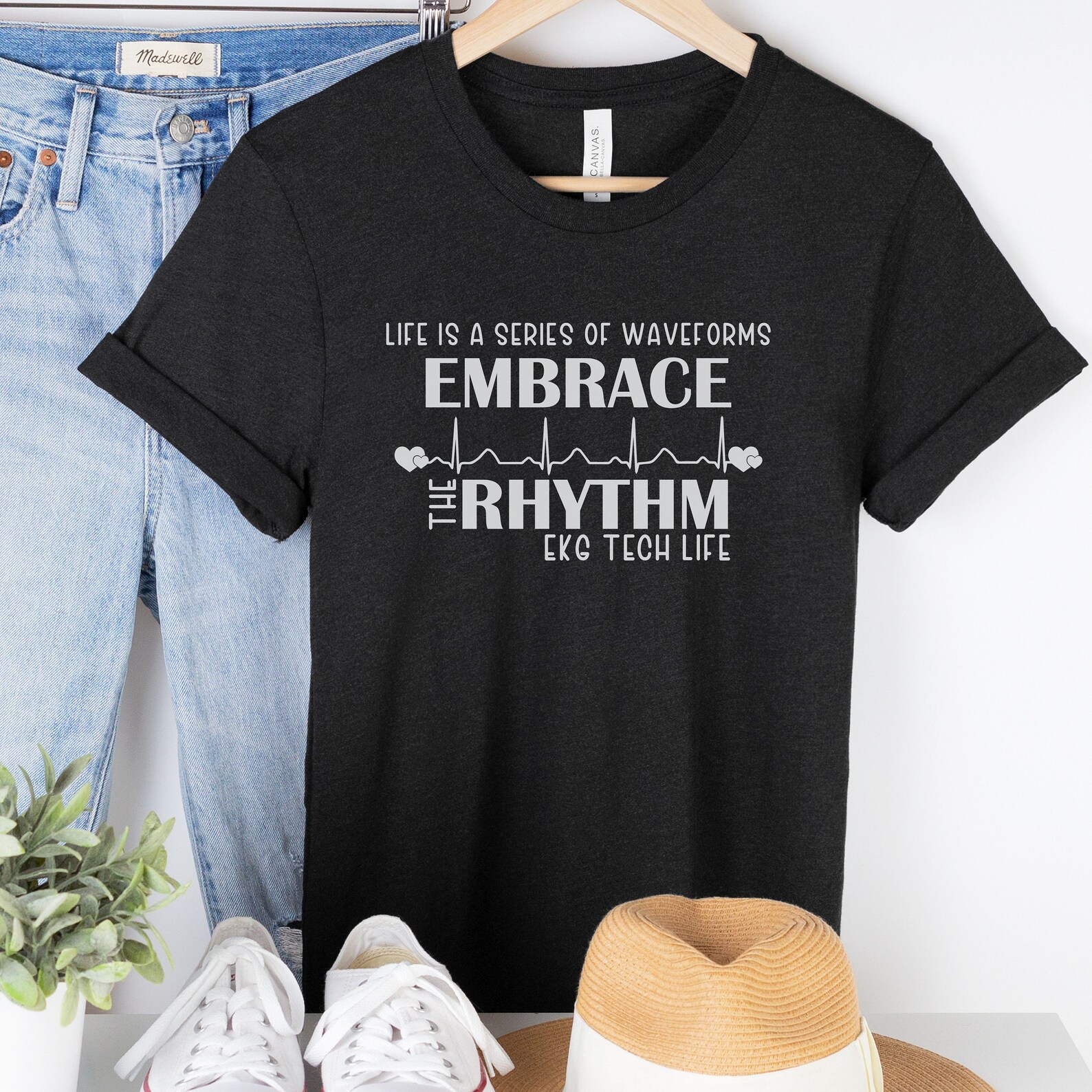 Cardiovascular Tech Gift, EKG Tech Gift, Telemetry Tech Shirt, EKG Tech ...