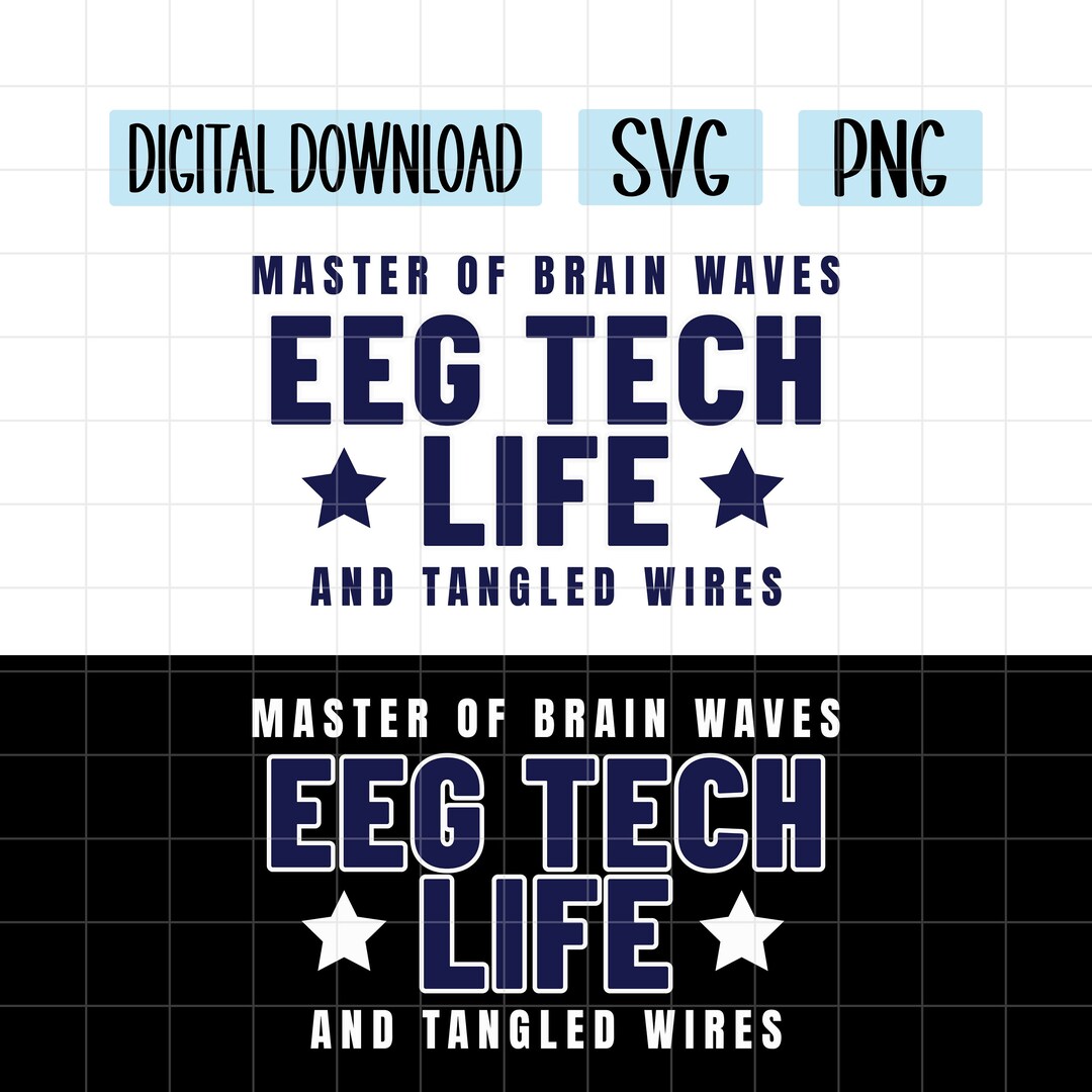 EEG Tech Svg Png, EEG Svg Png, Shirt Design Svg Cutting Machine Files ...