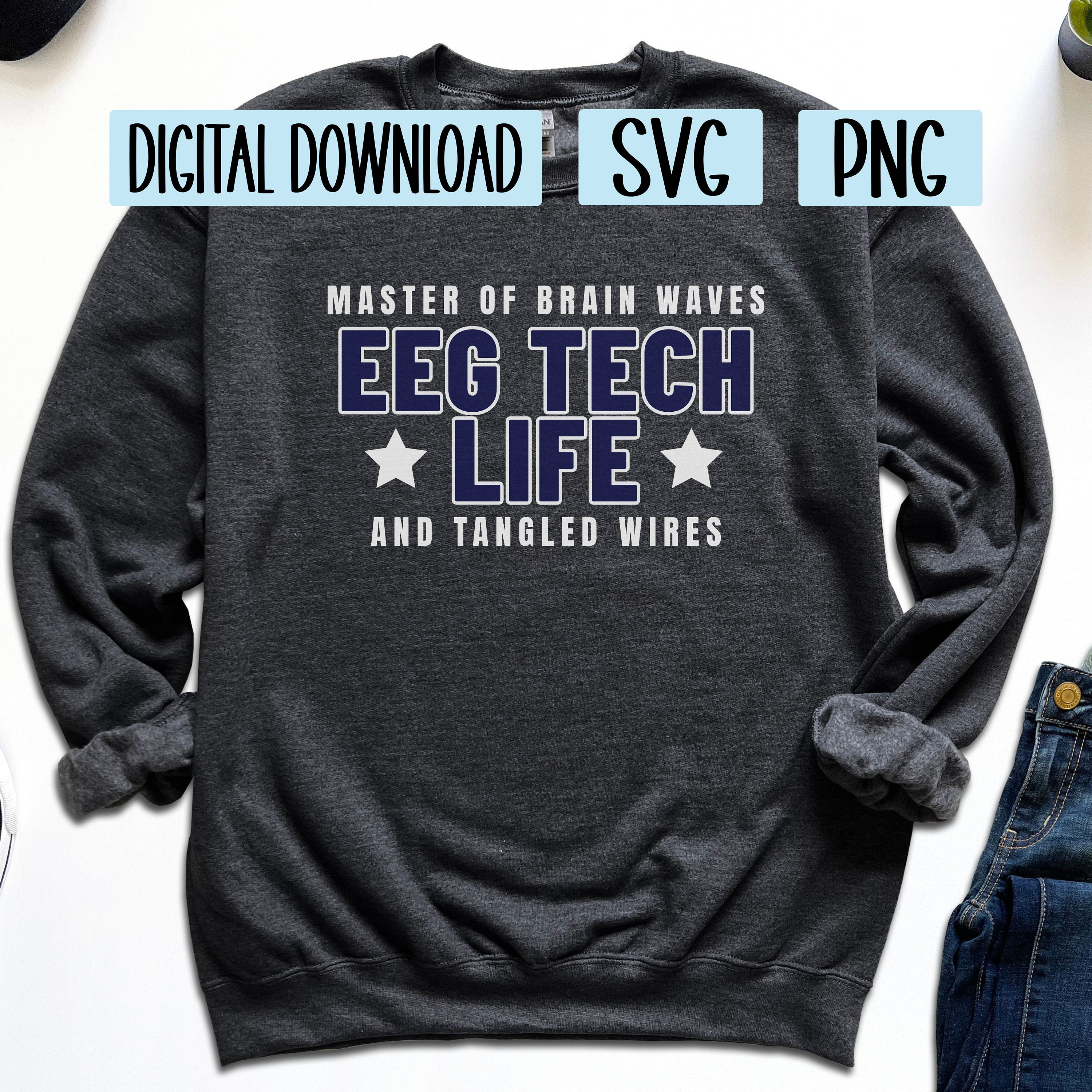 EEG Tech Svg Png, EEG Svg Png, Shirt Design Svg Cutting Machine Files ...